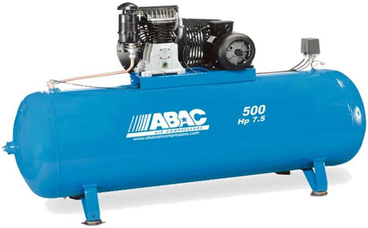 Abac Compresseur 500L 7,5CV Bi-étagé 400V - Compresseur d'air ABAC