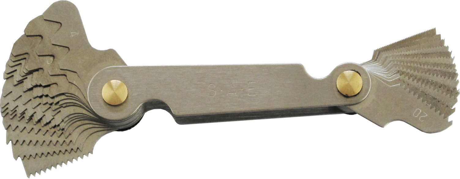 Jauge De Filetage En Système Anglais Type UNC Et UNF 30 Lames - Taraud ...