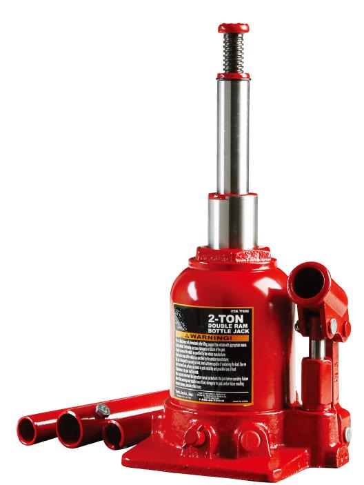 Cric Bouteille Double Vérin 2T - Cric bouteille Cric Bouteille Double Vérin 2T - Cric bouteille